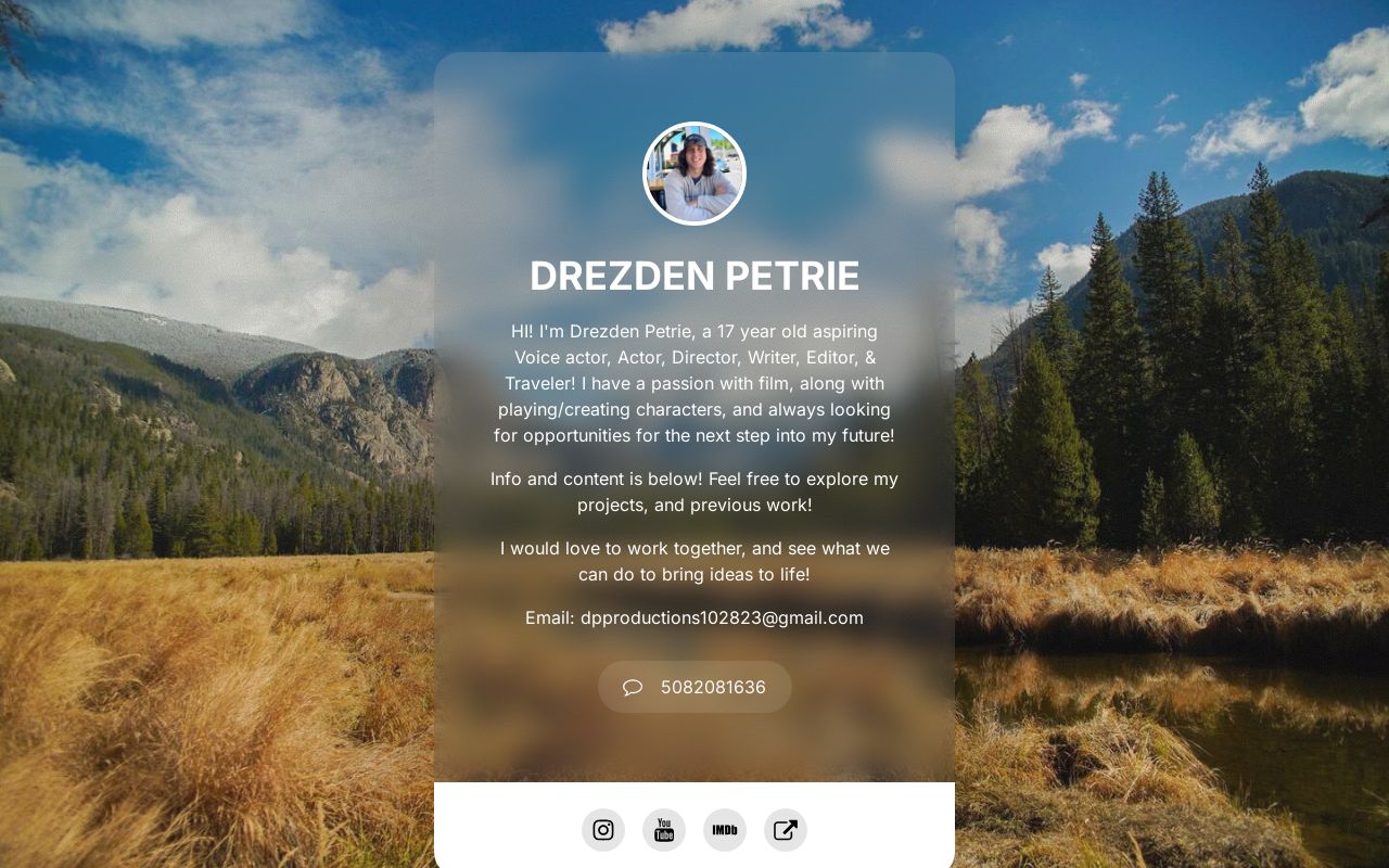 DREZDEN PETRIE'S CARD